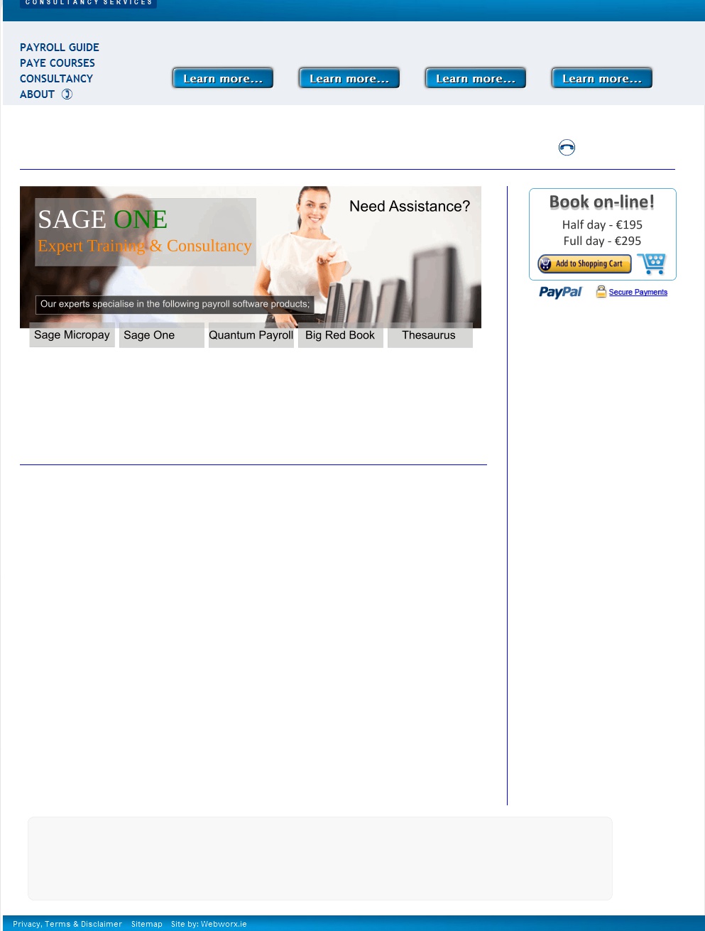 Sage One Training & Consultancy